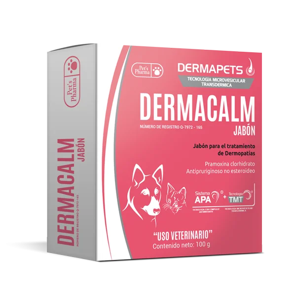 DERMACALM JABÓN 100 GRS – Mascomida | Tienda Para Mascotas | Veterinaria